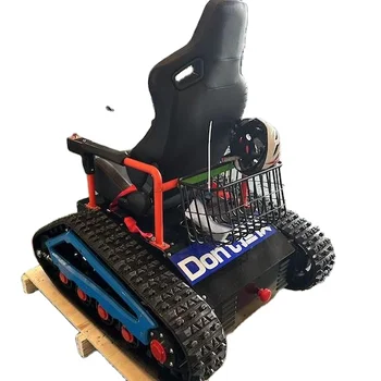 All Terrain Rubber Tracked Triangle System Sand Car Rubber Crawler ...