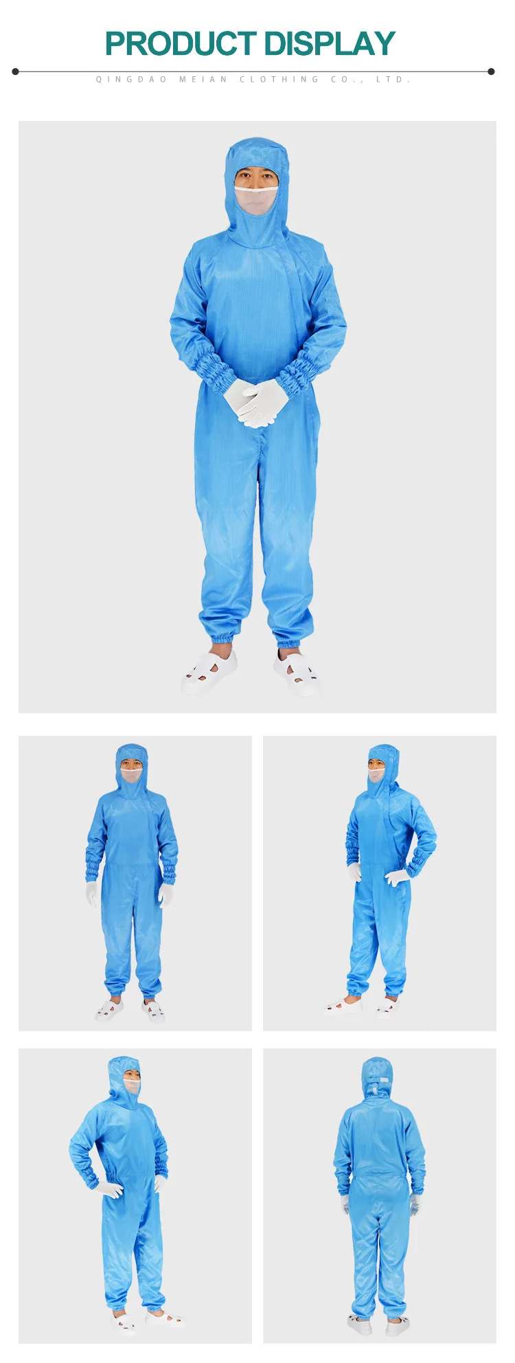 Industrial Safety Coverall Workwear Cotton Coat Esd Waterable Work ...