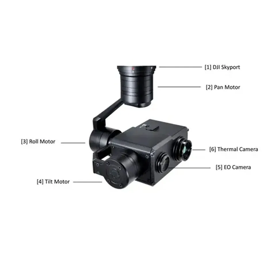 Drone Thermal Camera Gimbal - Stabilized 8k Cinematography