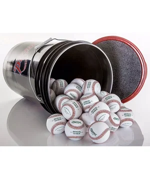 6 Gallon Ball Bucket With Thick Padded Seat For Game,Practice And Any ...