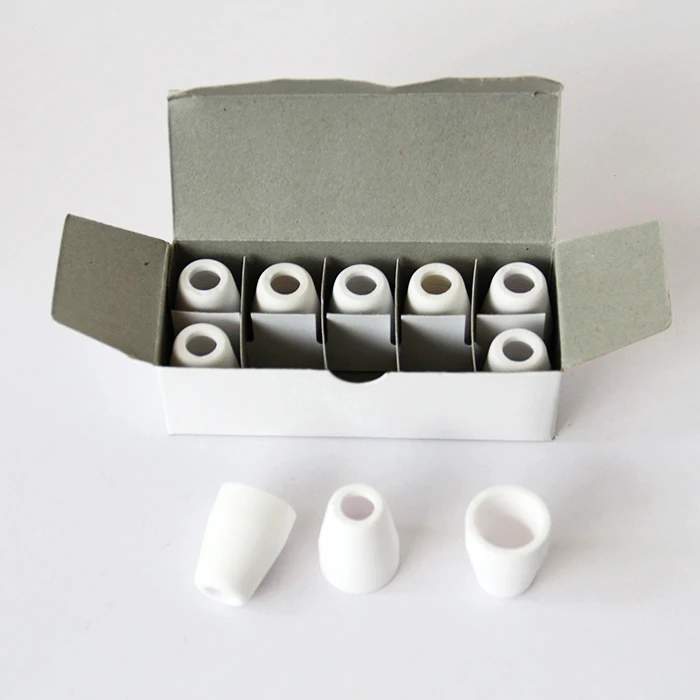 White Ceramic Shield Cup For P80 Torch Consumables - Buy P80 Shield Cup ...