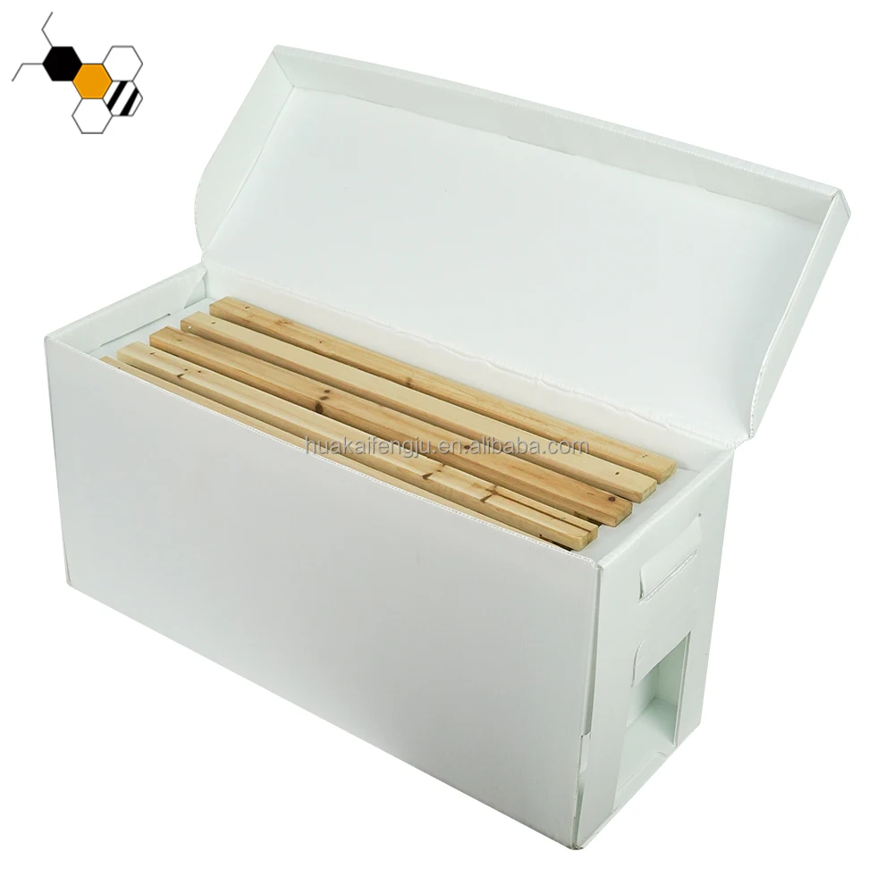 Queen Rearing PP Cardboard Nuc Box - 5 Frame Bee Hive