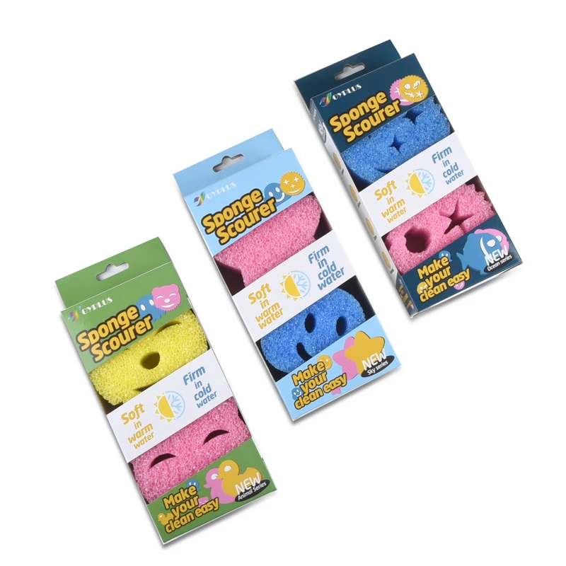 Amazon Colorful Scrubbing Daddy Sponge Smiley Face With Customized ...