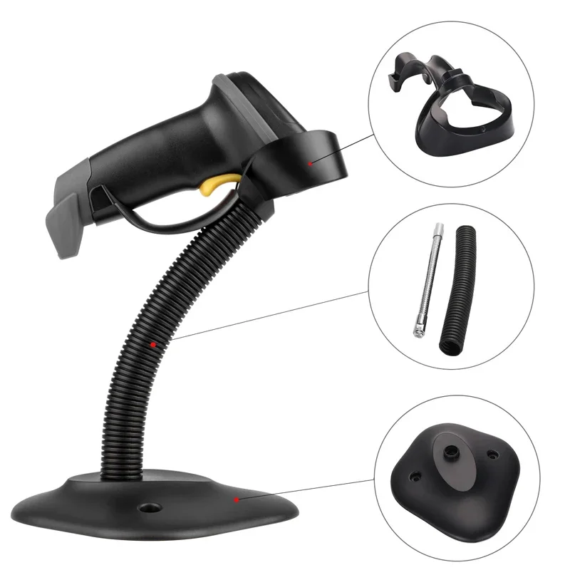 Holyhah A66dz New Blue Tooth 2.4g Wireless 2d Barcode Scanner With ...