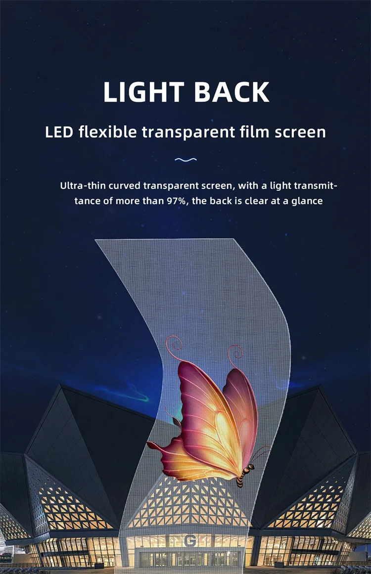 Transparent LED Film Screen - Versatile Display Solutions