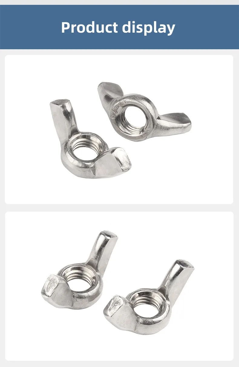 China Fasteners Manufacturers M3-m12 Butterfly Wing Nut Din315 ...