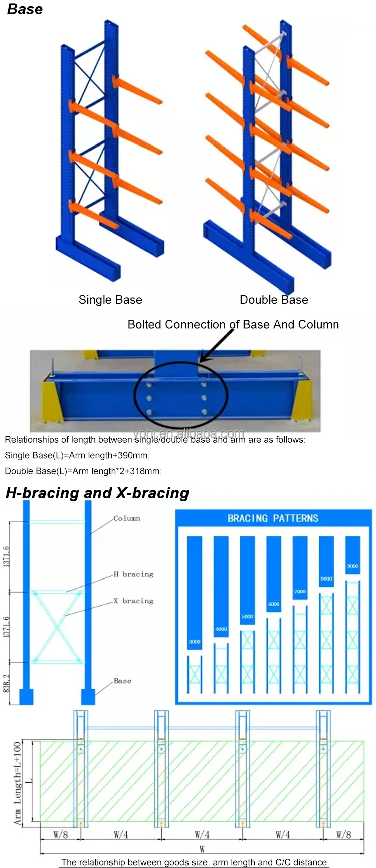 Cantilever Rack Outdoor 2000kg - Heavy Duty & Corrosion Protection