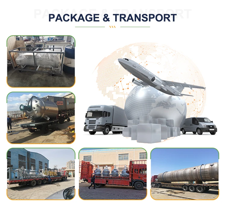 Asme Standard 20000 Liter Pressure Vessel Catalyst Reactor With Cooling ...