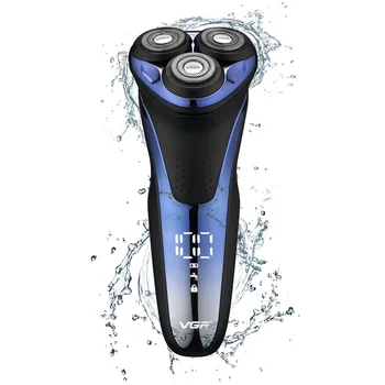 Vgr V-306 Usb Waterproof Washable Ipx7 Professional Rechargeable Rotary Mens Electric Razor ...
