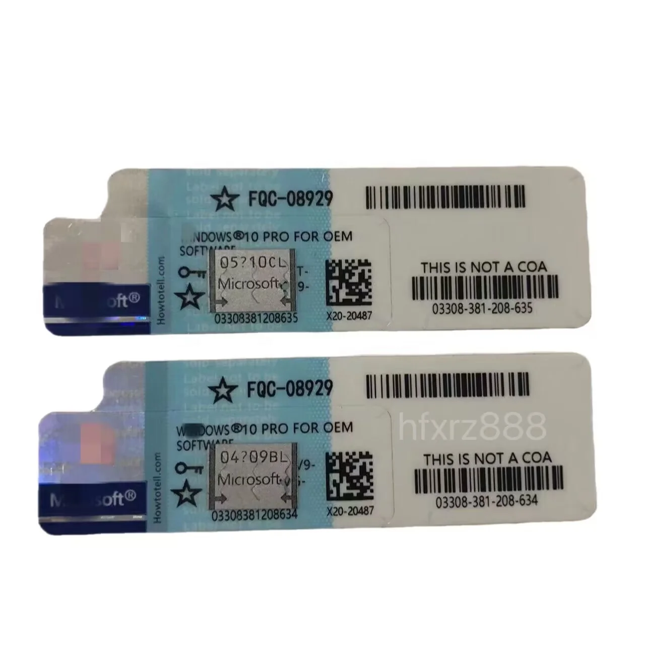 Hot Sale Oem Key Win10 Online Activation Licence Sticker Retail Key ...