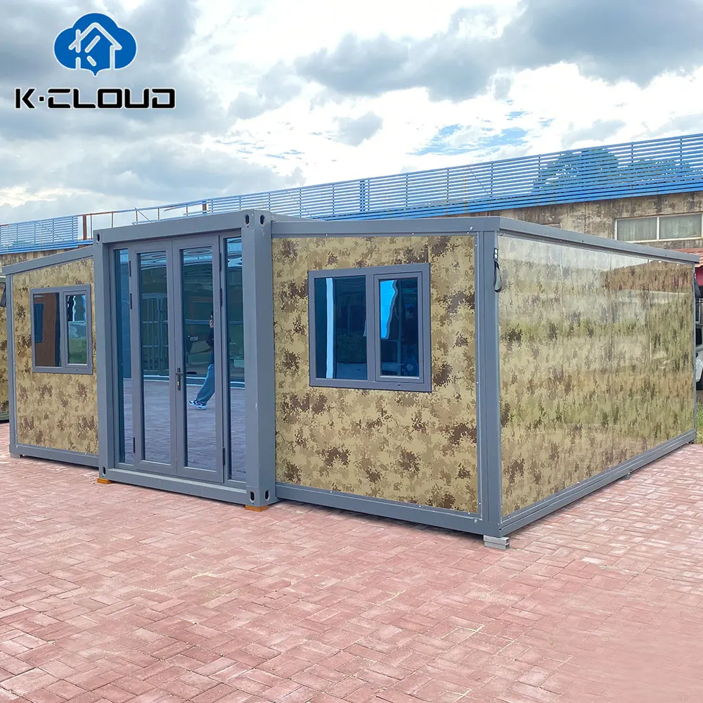 Steel Structure 20ft 40ft Foldable Expandable Container House Prefabricated Mobile Home Prefab ...