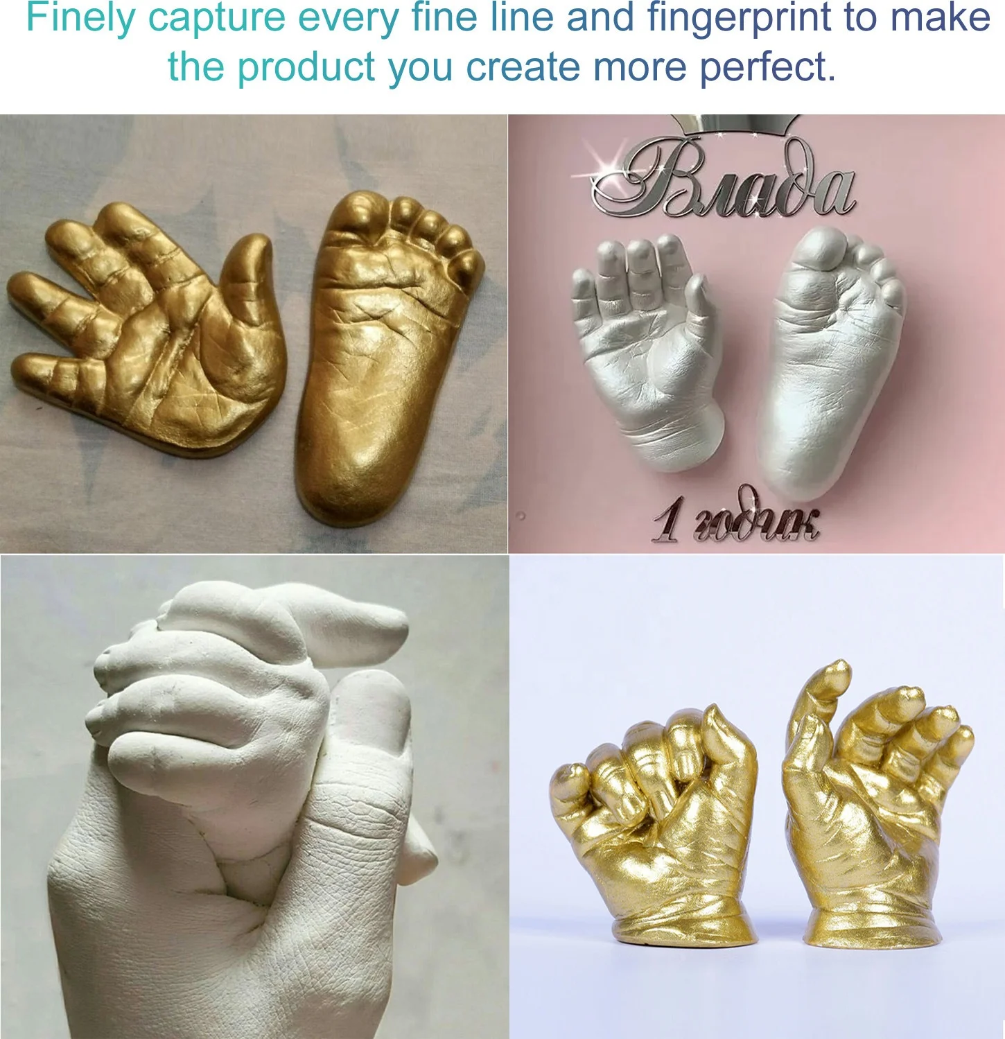 Baby Hand & Foot Casting Kit - Preserve Precious Memories