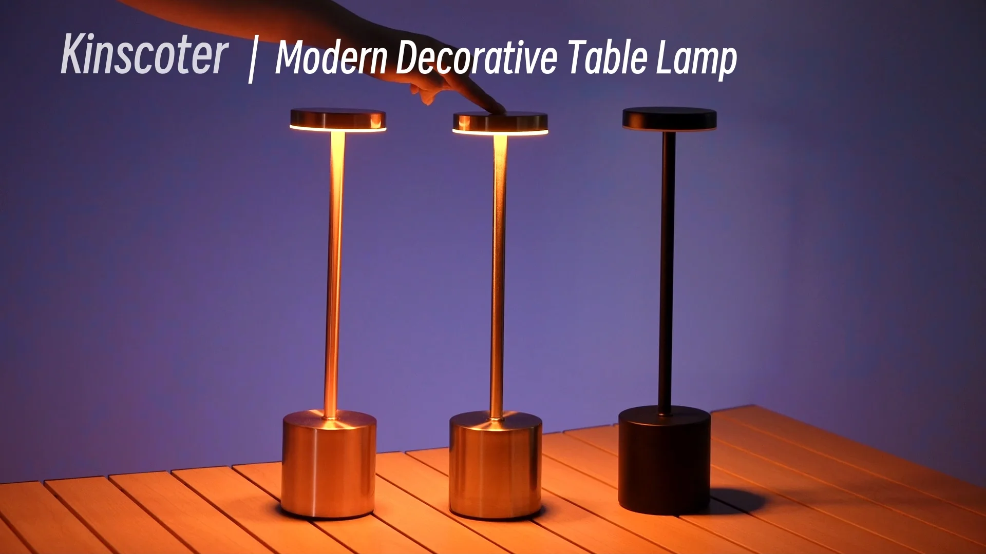 Wholesale Cordless Led Table Lamp Wireless Rechargeable Touch Dimming ...