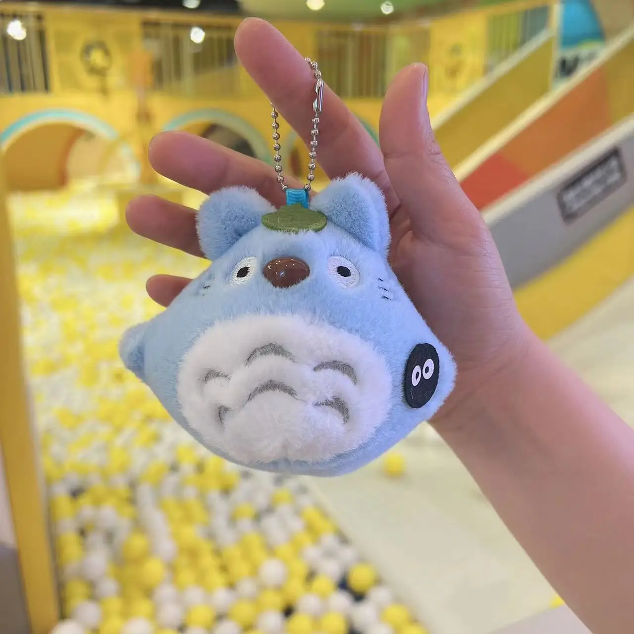 Super Kawaii My Neighbor Totoro Pink&blue&grey Cute Tooth Lotus Anime ...