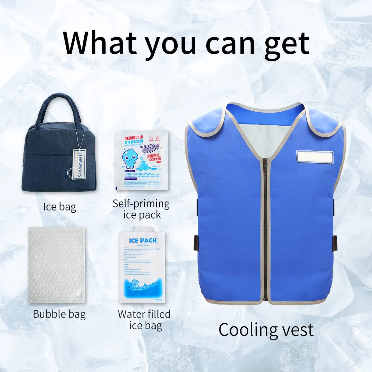 Hot Weather Ice Reflective Cooling Vest for Men&Women with Pockets ...