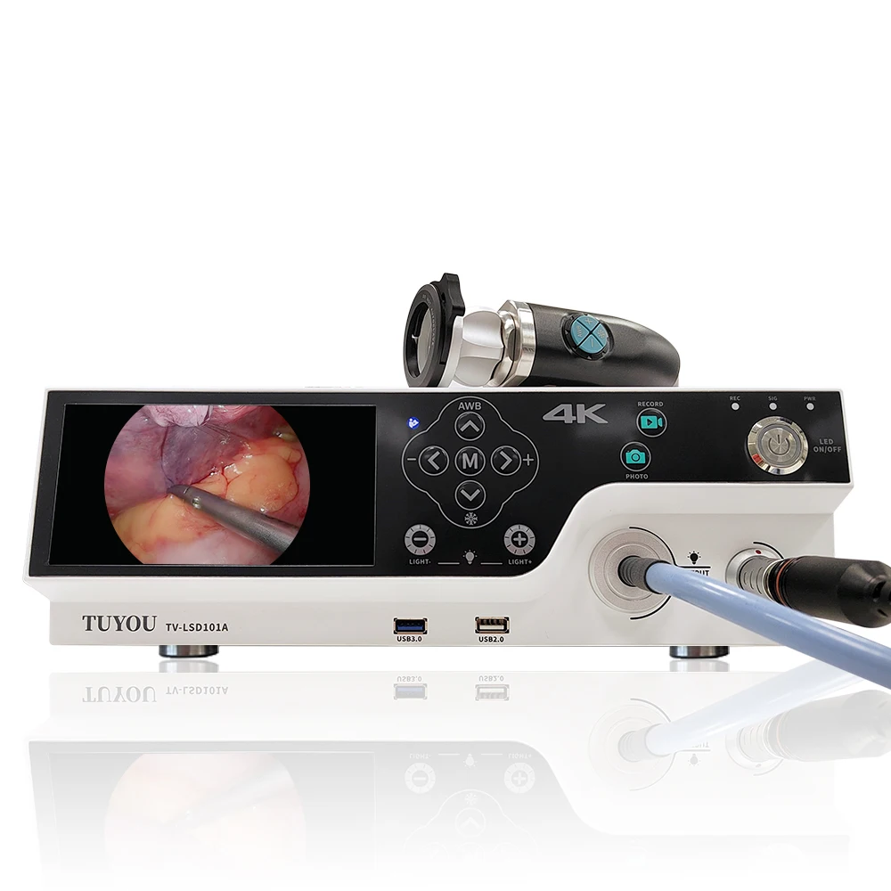 4K Medical Endoscope Camera with Light Source for Surgery
