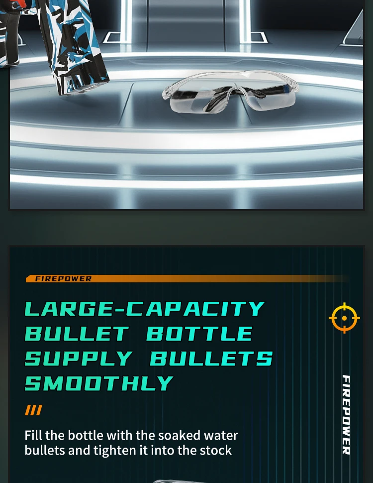 Ak477 Electric Water Bullet Guns Shooting Automatic Strong Water Gun ...