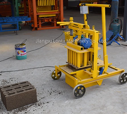 Lonta Qmr2-45 Manual Egg Laying Mobile Interlock Hollow Paver Brick ...