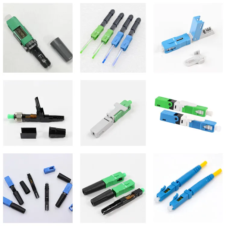 Field Assembly Fast Connector ESC250D FTTH SC Splice On Fast Connectors ...
