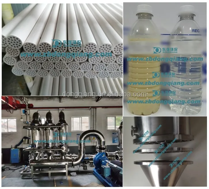 Ceramic Microfiltration Membrane Crossflow Filter for Water Treatment