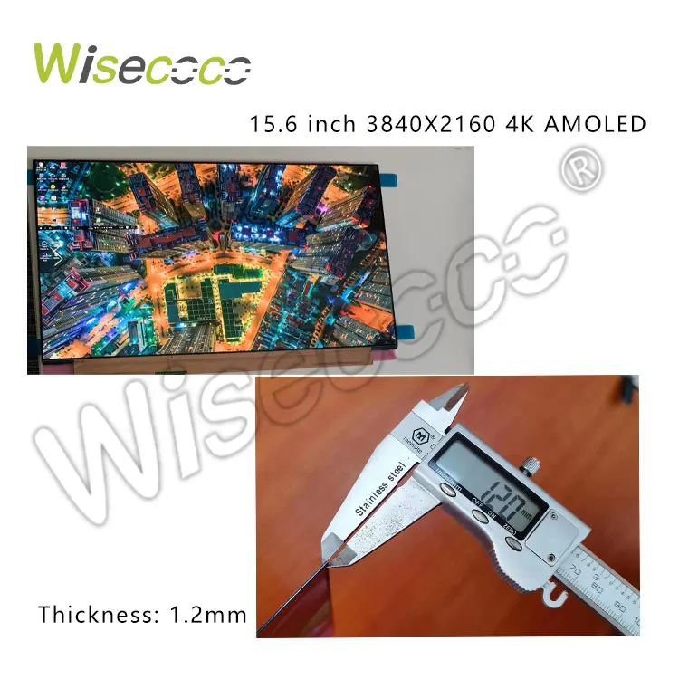 UHD 15.6 Inch 4K AMOLED Display - Wisecoco OLED Panel IPS