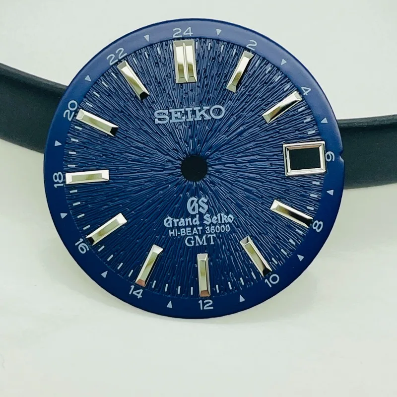 Seiko New NH34 Dial GMT Bar Nail Scale Four-pin Retro Mechanical Watch ...