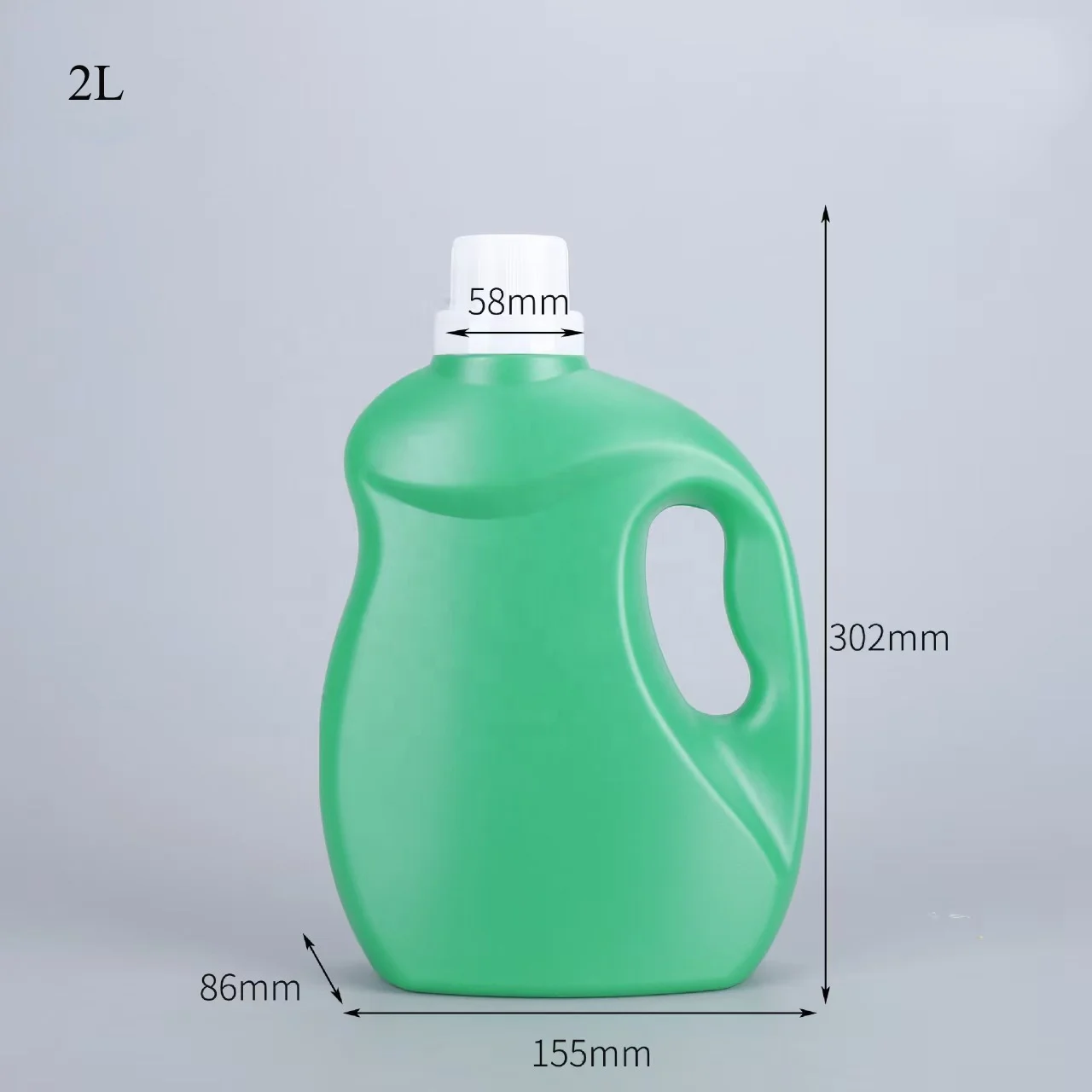 HDPE 2L & 5L Softener & Laundry Detergent Liquid Packaging Bottle Crown ...