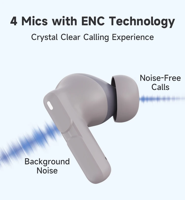 T18 Pro Earbuds - Active Noise Cancelling Wireless Headphones