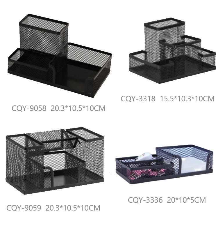 Multi Function Desktop Combination Storage Accessory Metal Mesh ...
