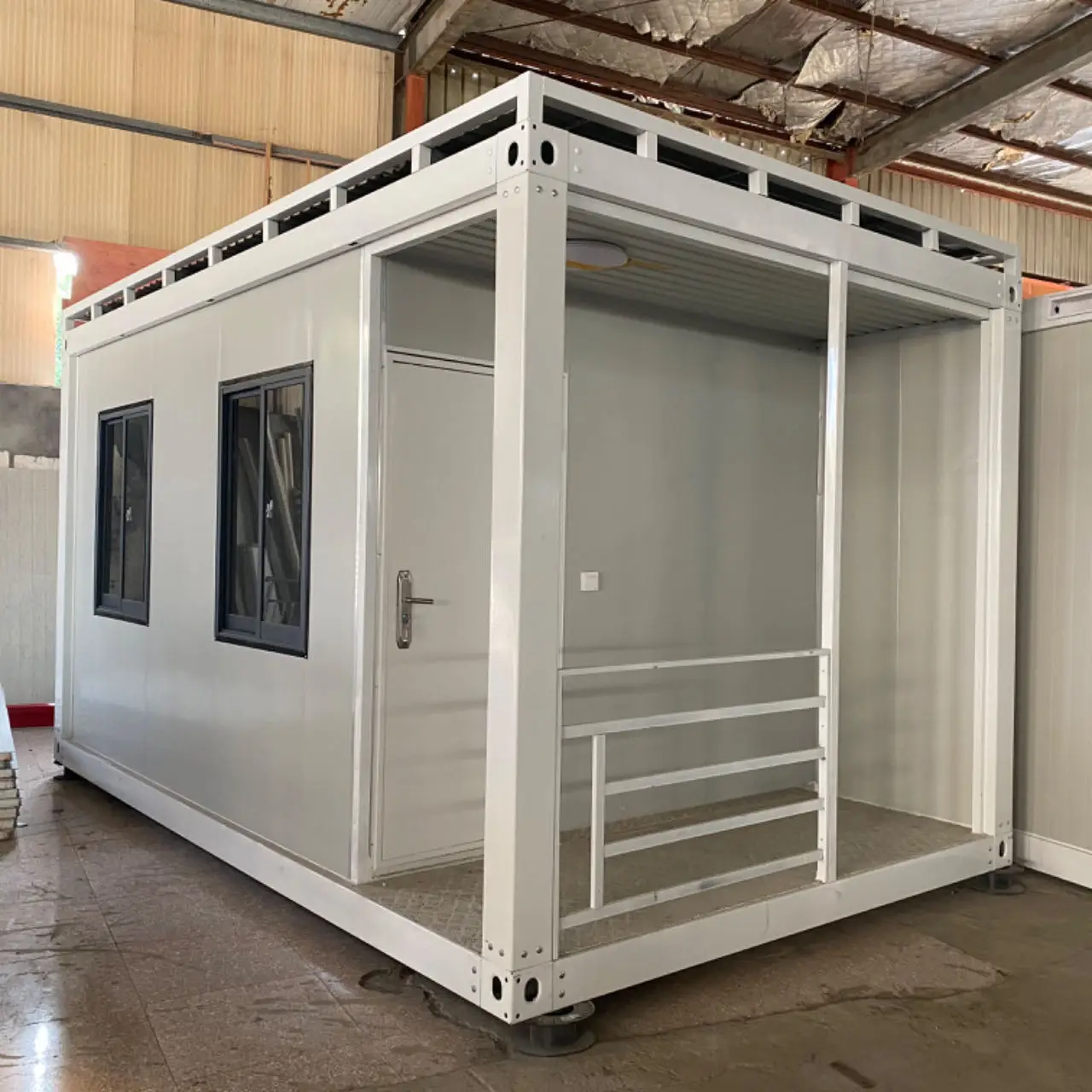 Sandwich Panel Prefab Guard House Container House for Safe Access ...