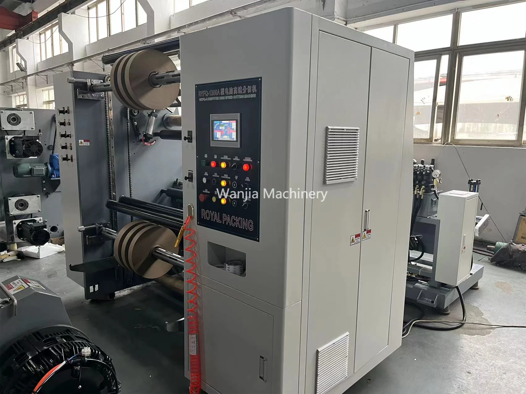 WJ Craft Paper Slitting Machine Pvc Film Slitting Machine Pe Coated ...