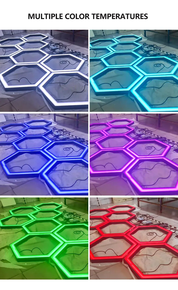 Hexagon Ceiling Modern LED Hanging Pendant Lamps for Home