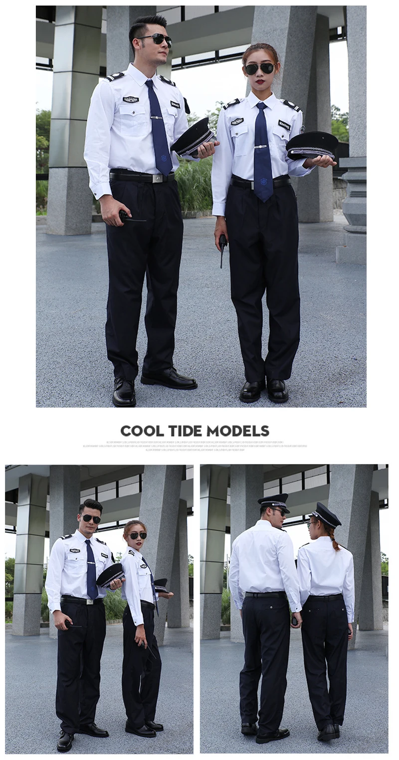 Unisex Security Uniform Sets - Long Sleeve & Quick Dry