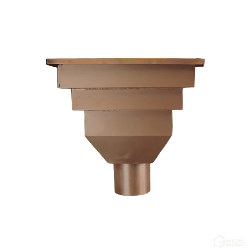 Copper Leader Head And Conductor Head For Architecture Gutter System ...