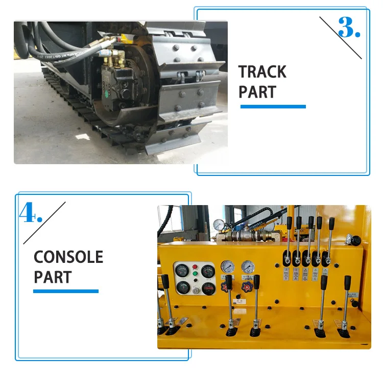 65 Dth Ground Drilling Rig Driver Pile Blasthole Drilling Rig With Air ...