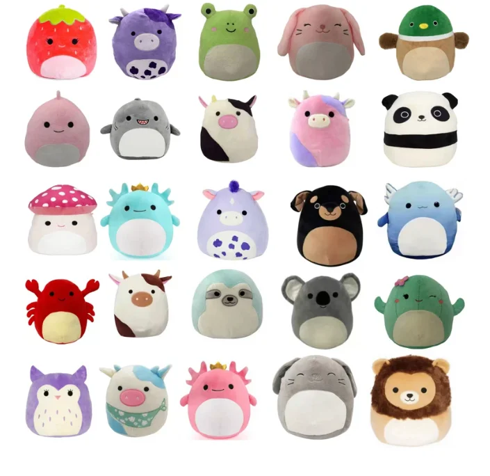 Wholesale Squishmallowable Squish Mallow Cartoon Rainbow Cow Cute ...