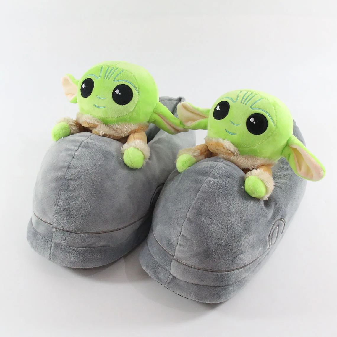 Cartoon Slipper Plush Cute Baby Yoda Toy Slippers Plush Christmas Plush ...