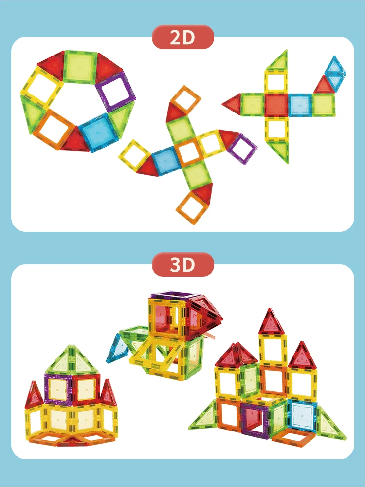 Magnetic Building Blocks - 140 Pieces of Creative Fun