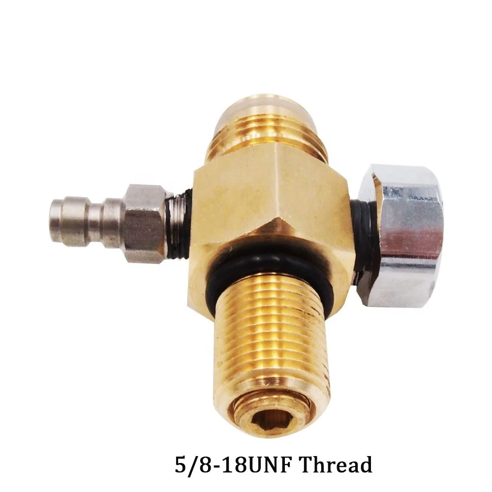 2800psi HPA Tank Pin Valve 300bar 5/8-18UNF Thread Paintball PCP Air ...