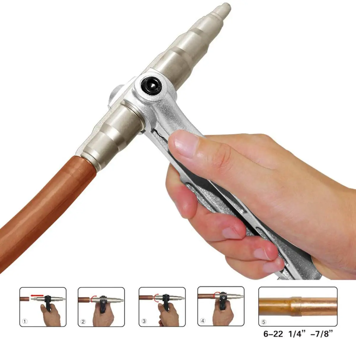 Copper Pipe Tube Expander, Hydraulic Refrigeration Hand Swaging Tool ...