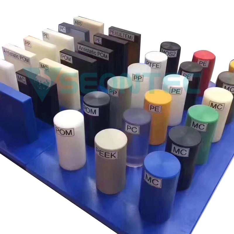 White Black Color Extruded POM Plastic Rod Acetal Delrin Round Rod ...