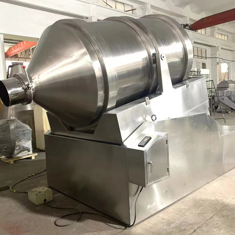 Industrial Two Dimensional Motion Mixer Machine 2d Rotary Drum Powder ...