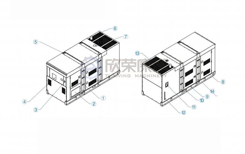 1000 Kva Powerful Diesel Generators With High-pressure Common Rail Fuel ...