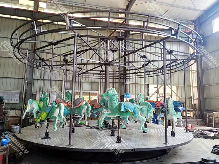 Factory Price Small Rotating Carousel for Children Merry Go Round ...