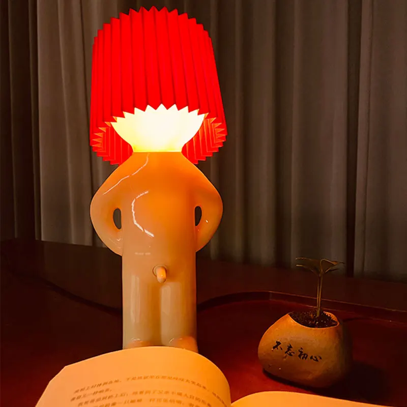 Night Light Table Lamp Desk Naughty Boy Creative Mr P Nordic Bedroom ...