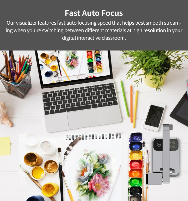 BAOSHARE A3 Document Camera Scanner - 20MP Visual Presenter