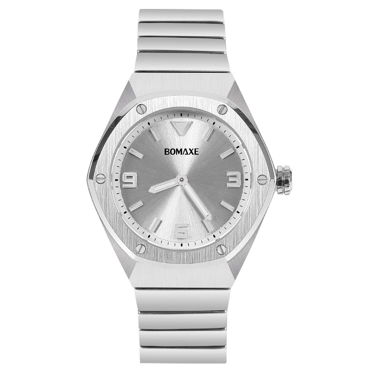 Alibaba.com: BOMAXE Acero Inoxidable Rosra Quartz Wrist Watch for Women ...