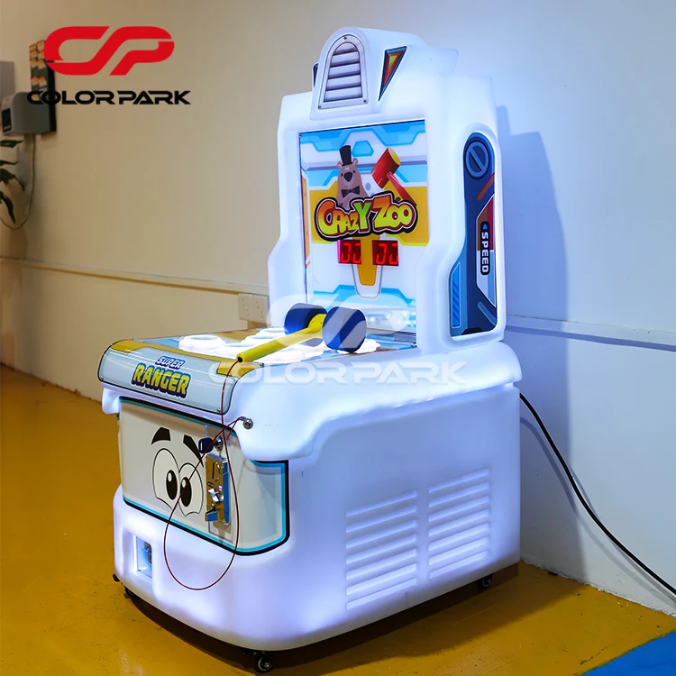 Colorful Park Coin Operated Gopher Frog Game Hammer Game For Kids - Buy ...