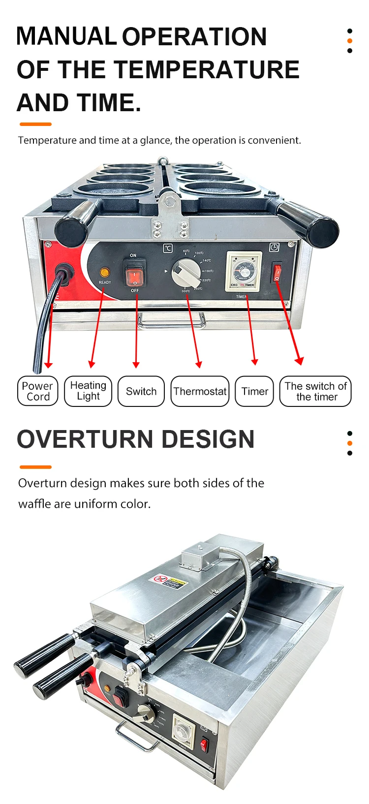 Small Snacks Stick Stuffer Wafer Cookie Bread Pancake Maker Waffles ...