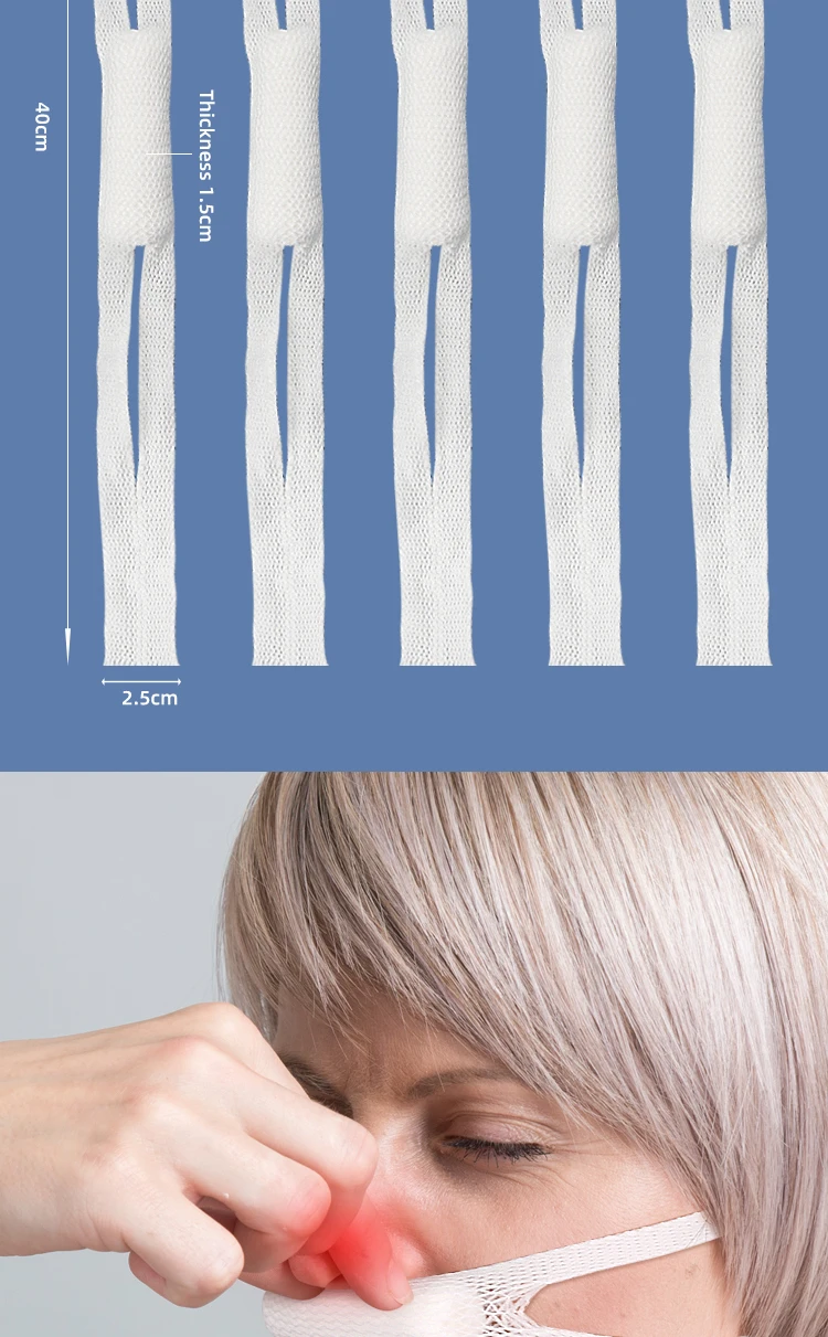 Elastic Nose Bandage External Nasal Bandage Dressing Holder with High ...